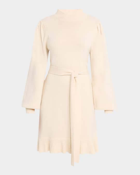 PAIGE Julita Belted Sweater Dress | Neiman Marcus