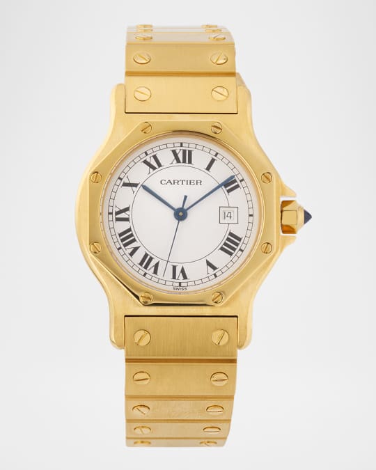 Vintage Watches Cartier Santos Octagon 30mm Vintage 1980s Watch ...