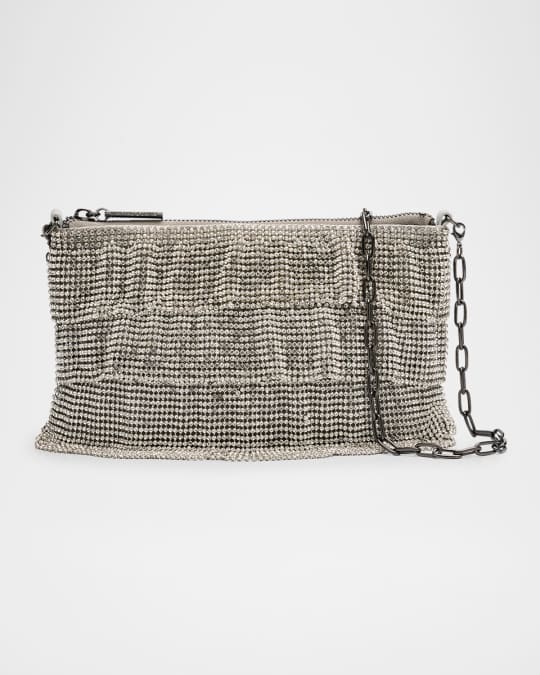 Whiting & Davis Evening Mesh Chain Shoulder Bag | Neiman Marcus