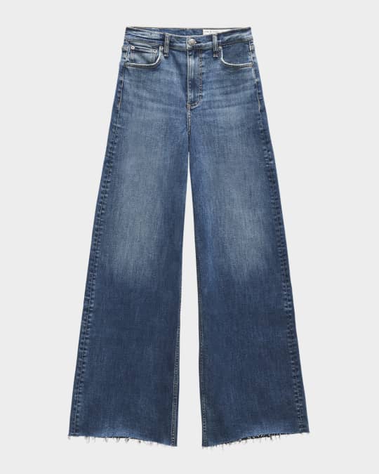 Rag & Bone Flexi Sofie High-Rise Wide-Leg Jeans | Neiman Marcus
