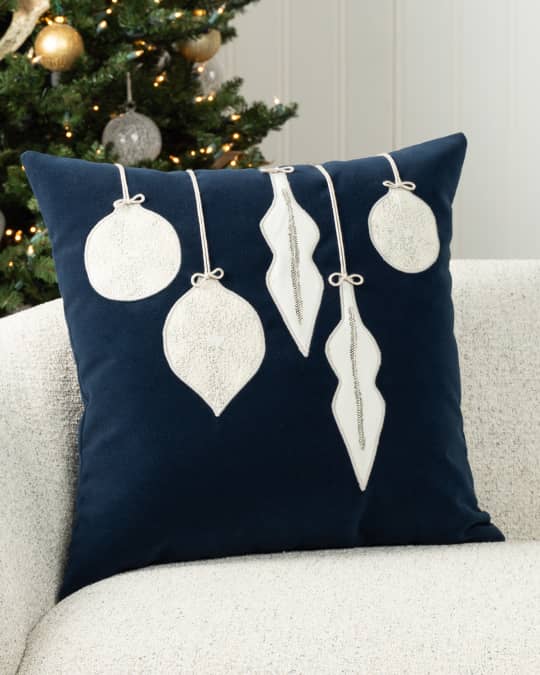 Elaine Smith Ornaments Pillow, 20" Square | Neiman Marcus