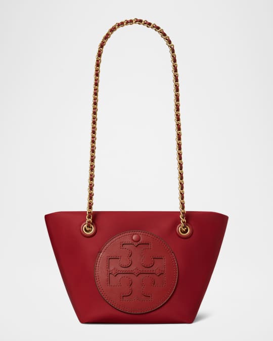 Tory Burch Ella Small Leather Chain Shoulder Bag | Neiman Marcus