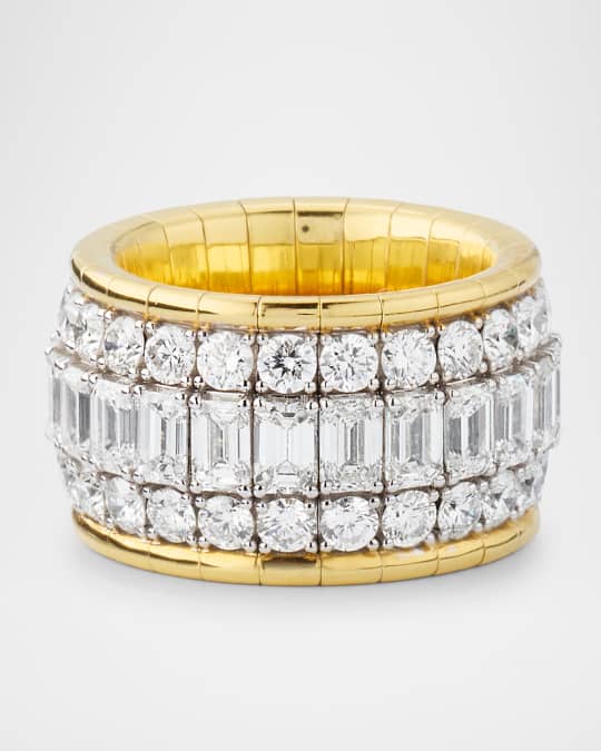Picchiotti 18K Yellow Gold Xpandable Diamond Ring, Size 6.25-10.75 ...