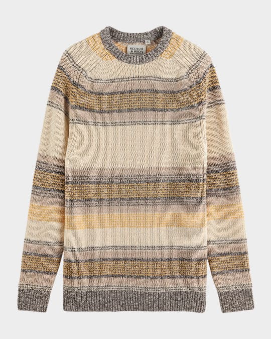 Scotch & Soda Men's Gradient Stripe Sweater | Neiman Marcus