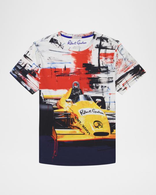 Robert Graham Men's Fast Lane Graphic T-Shirt | Neiman Marcus
