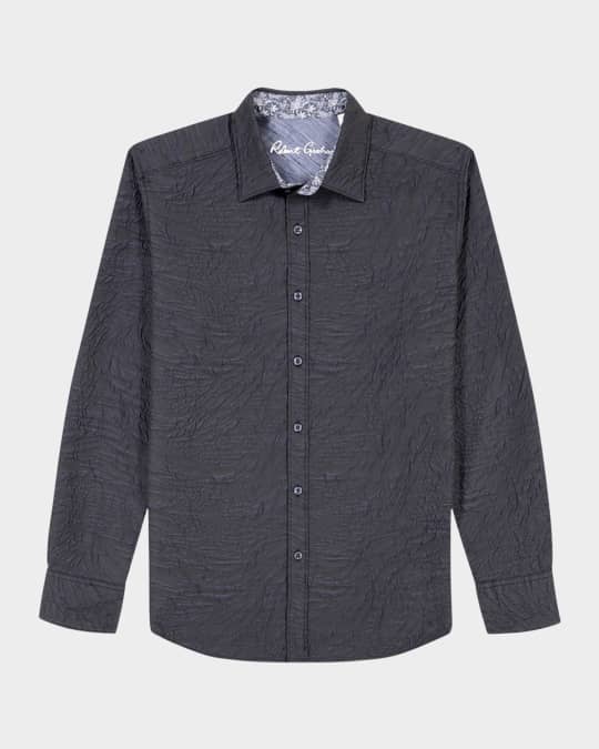 Robert Graham Men's Geoglyph Jacquard Sport Shirt | Neiman Marcus