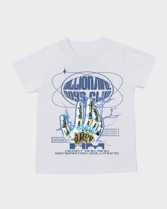 Billionaire Boys Club Boy's Code Graphic Logo-Print T-Shirt, Size 2-10 ...