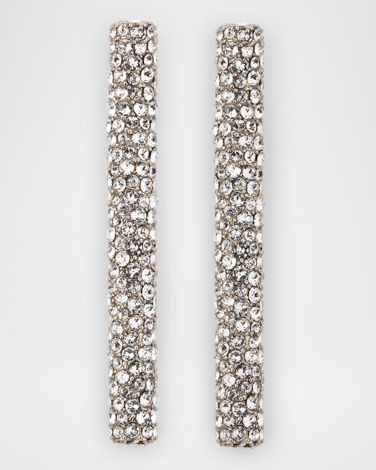 McQueen Crystal Long Earrings | Neiman Marcus