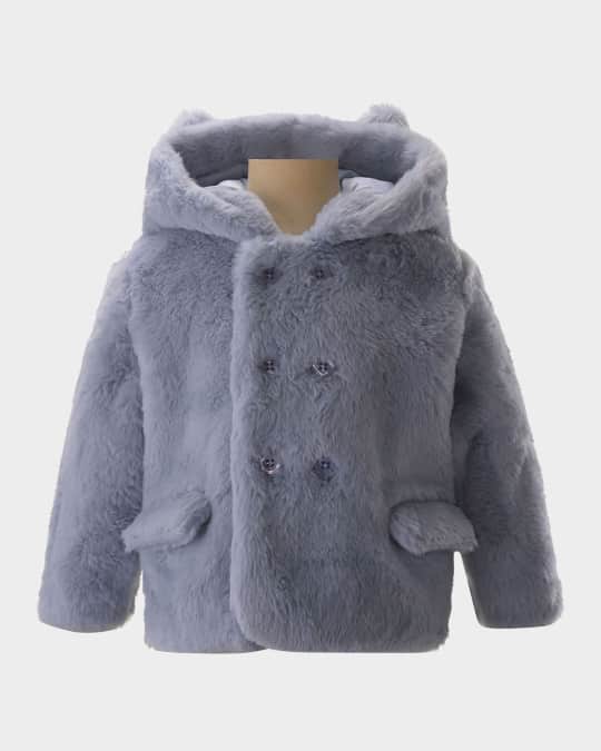 Rachel Riley Boy's Hooded Teddy Coat, Size 6M-24M | Neiman Marcus