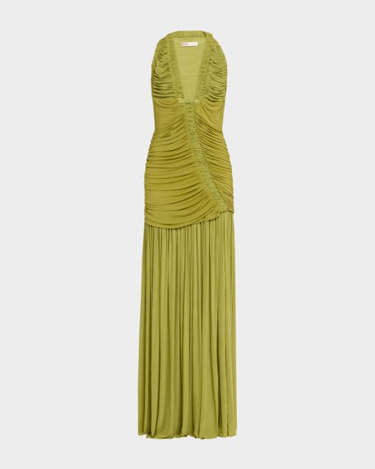 Christopher Esber Orion Ruched Gown | Neiman Marcus