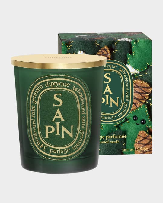DIPTYQUE Limited Edition Sapin (Pine Tree) Scented Candle with Lid, 6.5 ...