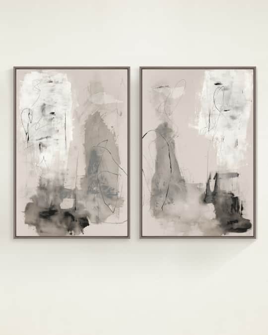 "Onyx Star" Framed Giclees by Van Garret, 31" x 46" - Set of 2 | Neiman ...