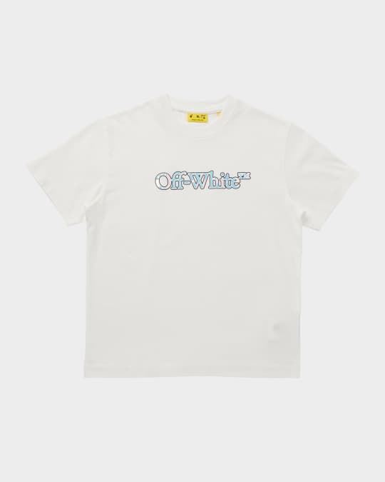 Off-White Girl's Big Bookish Tee, Size 14 | Neiman Marcus