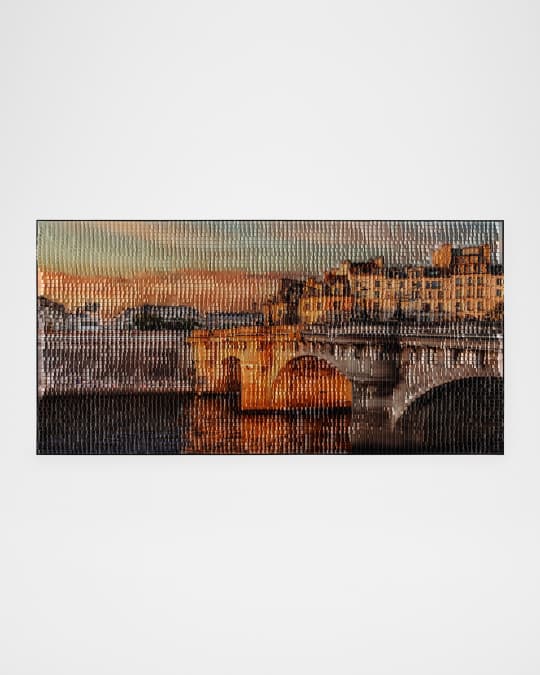 John-Richard Collection "Sunset by the Riverfront" Wall Art | Neiman Marcus