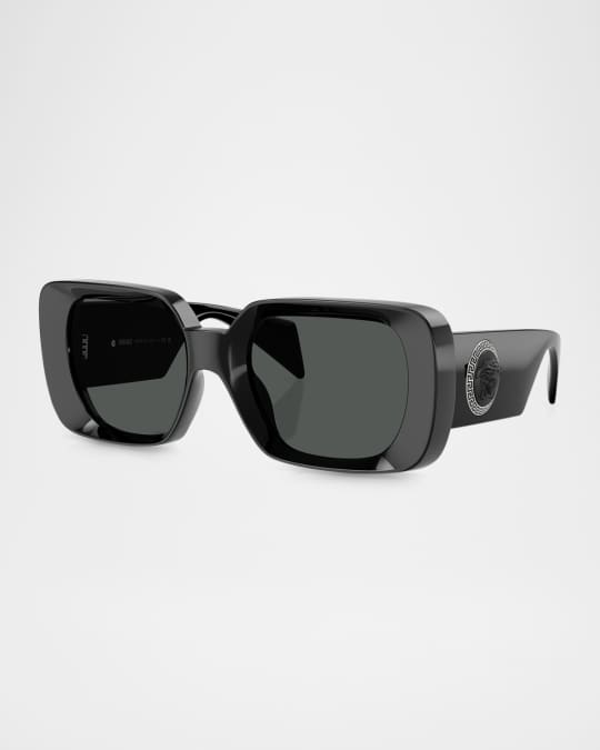 Versace Medusa Medallion Square Sunglasses | Neiman Marcus