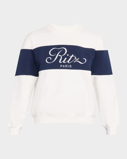 FRAME FRAME x Ritz Paris Logo Sport Sweatshirt | Neiman Marcus
