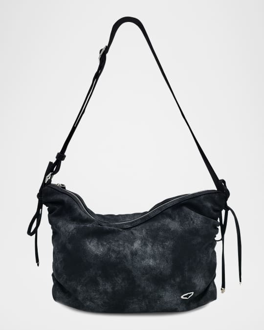 Oryany Rusty Large Distressed Canvas Shoulder Bag | Neiman Marcus