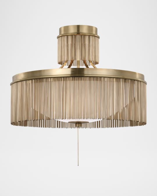 Visual Comfort Signature Sutton 21" 3-Light Flush Mount by Fisher ...