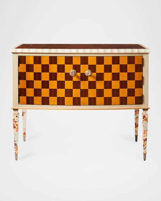 MacKenzie-Childs Field Study Check Console Table | Neiman Marcus