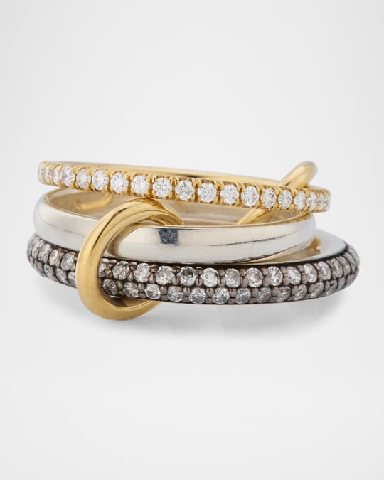 Spinelli Kilcollin 18K Gold, Silver and Black Rhodium Scorpio SG Gris ...