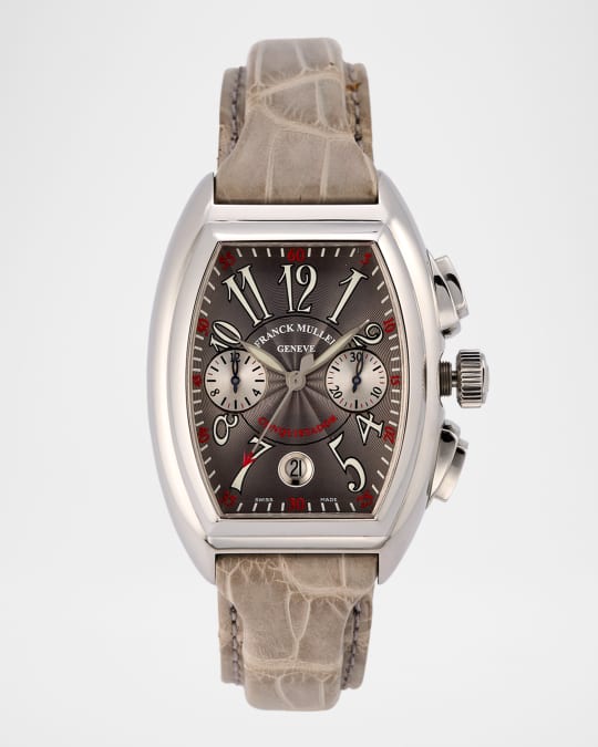 Franck Muller Men's Conquistador Chronograph 45mm Stainless Steel Watch ...