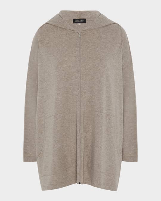 Eskandar Zipped Hooded Top (Long Length) | Neiman Marcus