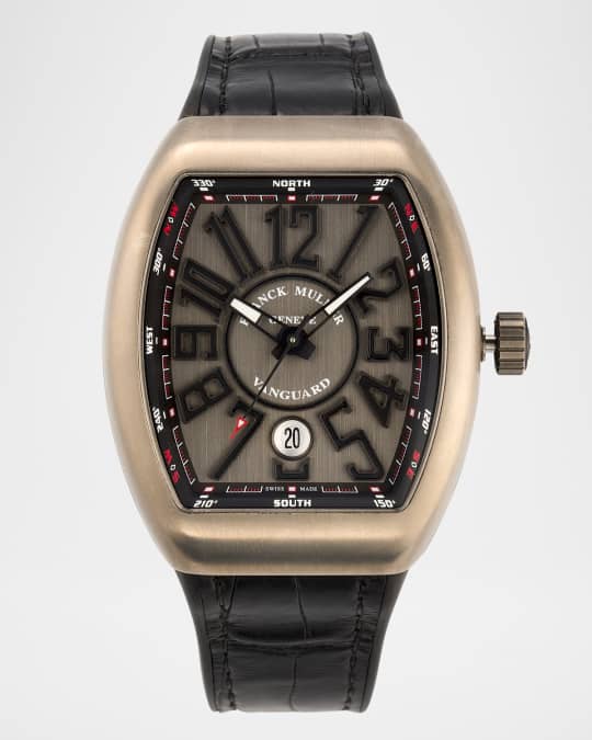 Franck Muller Men's 41mm Titanium Vanguard Automatic Watch | Neiman Marcus