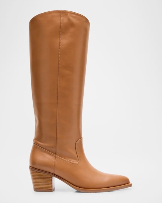Stuart Weitzman Tate Tall Leather Boots | Neiman Marcus