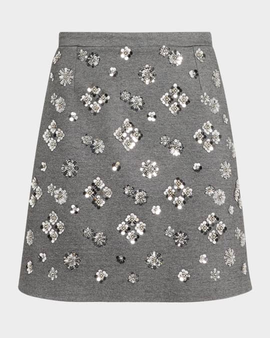 Weekend Max Mara Monza Sequined Mini Skirt | Neiman Marcus