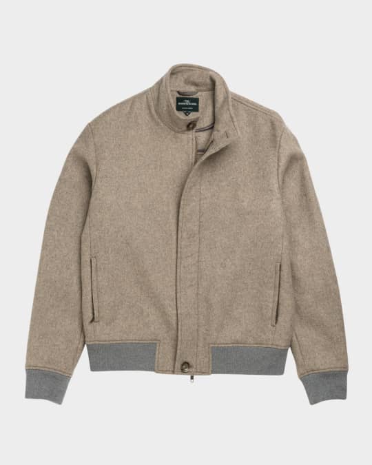 Rodd & Gunn Men's Lake Taylor Two-Tone Melton Wool Jacket | Neiman Marcus