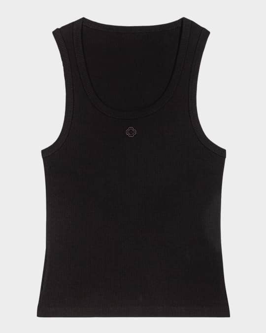 Maje Ribbed Knit Tank Top | Neiman Marcus