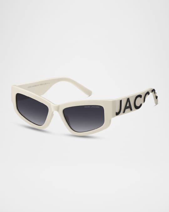 Marc Jacobs MARC 796S Logo Acetate Cat-Eye Sunglasses | Neiman Marcus