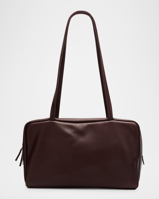 THE ROW Astra Bowling Shoulder Bag in Nappa Leather | Neiman Marcus