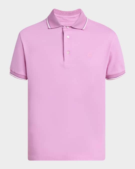 Etro Men's Tipped Polo Shirt | Neiman Marcus