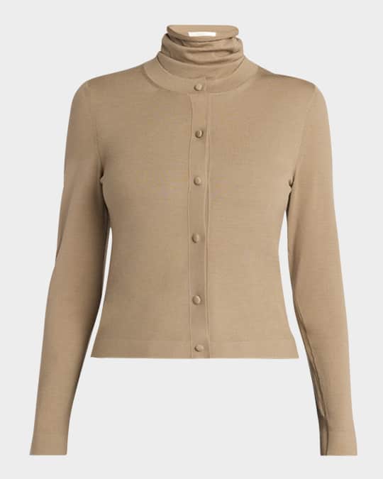THE ROW Iyona Wool Cardigan | Neiman Marcus