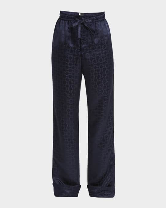 Givenchy Men's 4G Silk Pajama Pants | Neiman Marcus