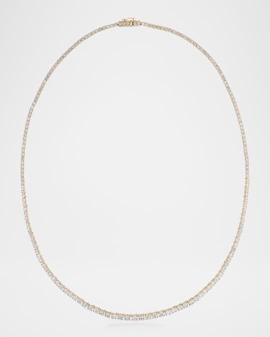 LANA 14K Gold Graduating Diamond Tennis Necklace | Neiman Marcus