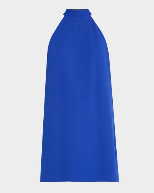 Trina Turk Tapa 2 Bow-Back Halter Mini Dress | Neiman Marcus