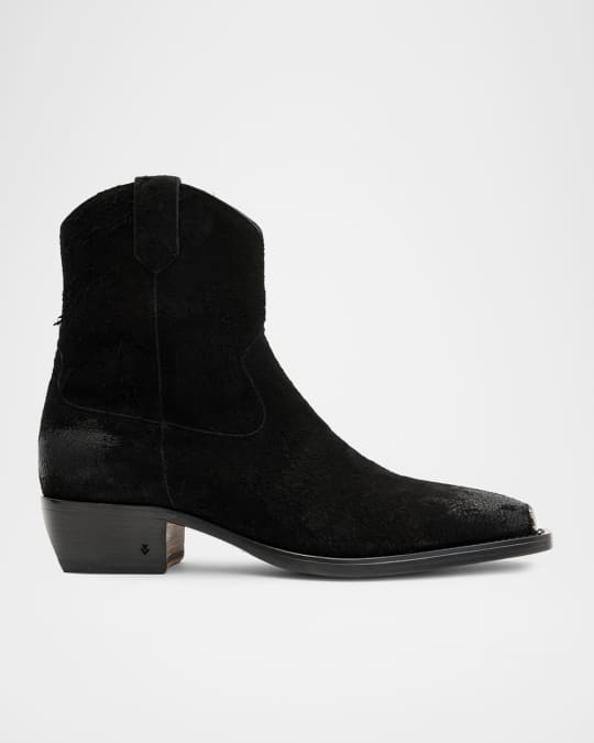 John Varvatos Men's Walker Tipped Leather Western Boots | Neiman Marcus
