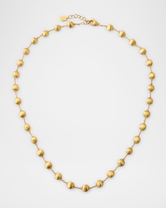 Marco Bicego 18K Yellow Gold Bead Necklace | Neiman Marcus