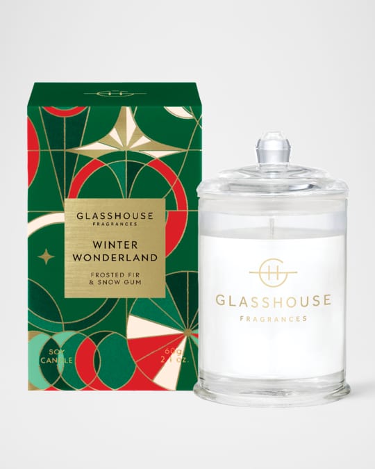 GLASSHOUSE FRAGRANCES Winter Wonderland Candle, 60g/2.1 oz. | Neiman Marcus