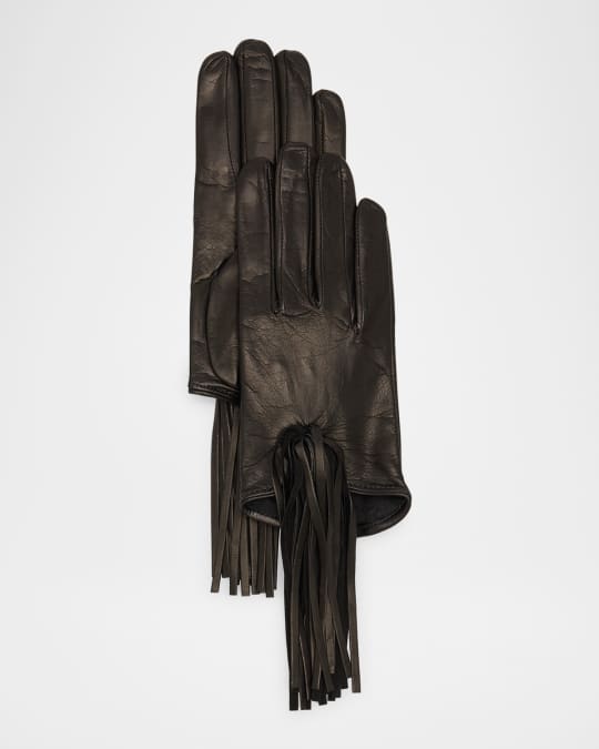 Paula Rowan Rhona Leather Gloves | Neiman Marcus