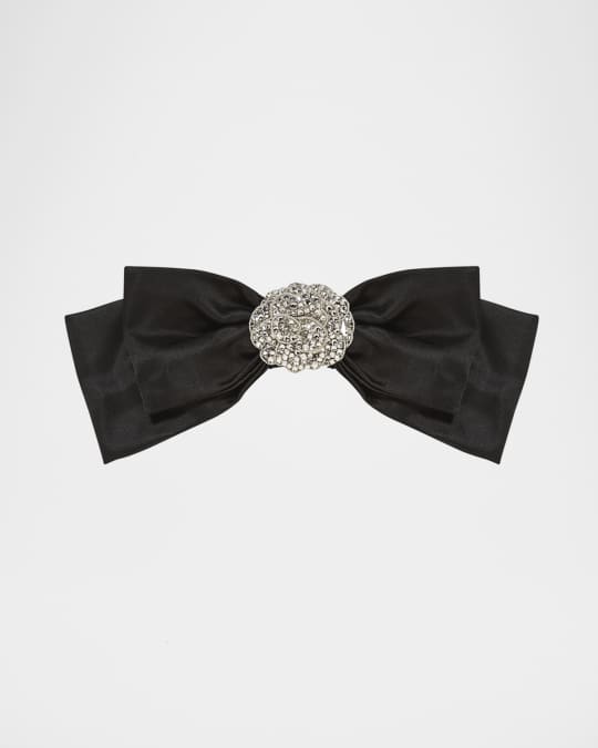 Jennifer Behr Gillian Bow Embellished Barrette | Neiman Marcus