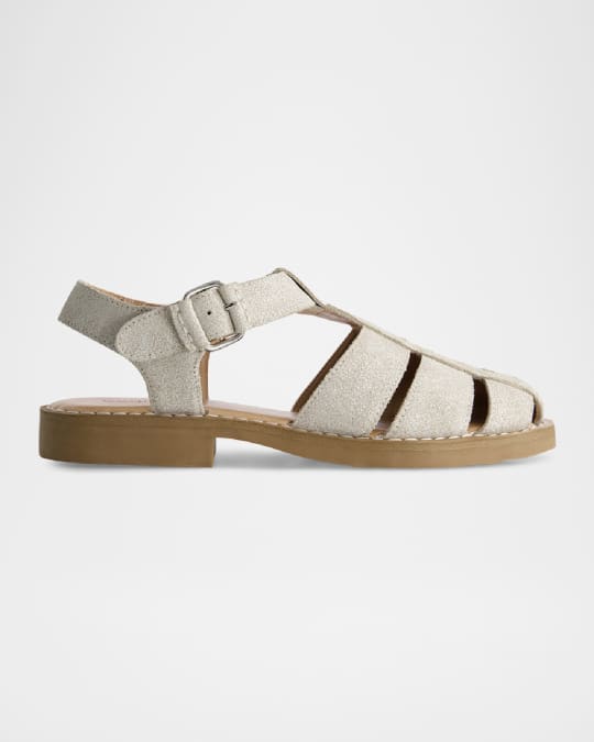 Bernardo Pippa Suede Fisherman Sandals | Neiman Marcus