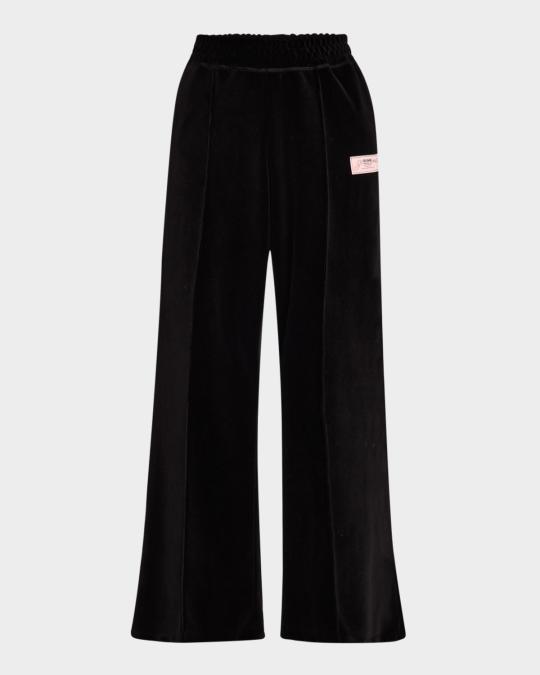 Ganni Heavy Velour Pants | Neiman Marcus