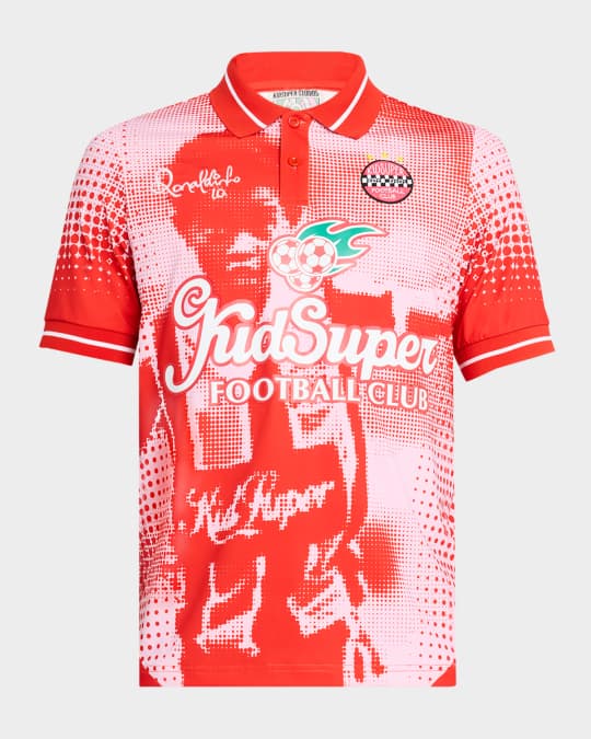 KidSuper x Ronaldinho Men's Soccer Jersey | Neiman Marcus