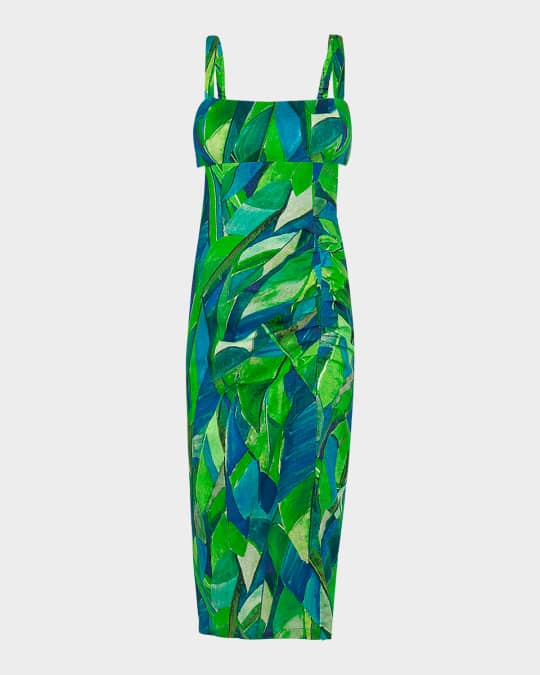 Vix Tropics Mira Midi Dress | Neiman Marcus