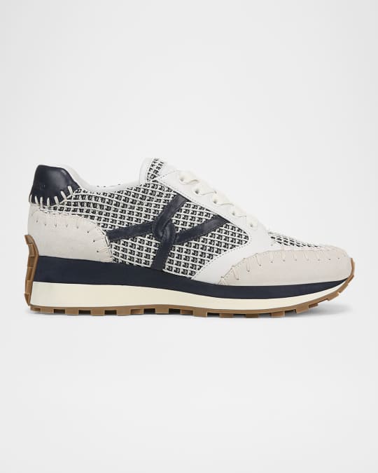 Veronica Beard Valentina Mesh Net Retro Sneakers | Neiman Marcus