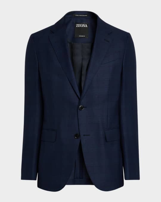ZEGNA Men's Plaid 15milmil15 Wool Sport Coat | Neiman Marcus