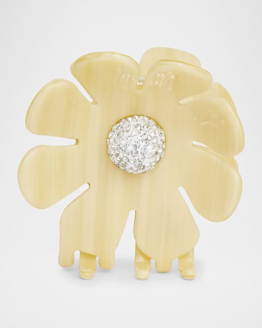 Lele Sadoughi Sunflower Acetate Jaw Clip | Neiman Marcus